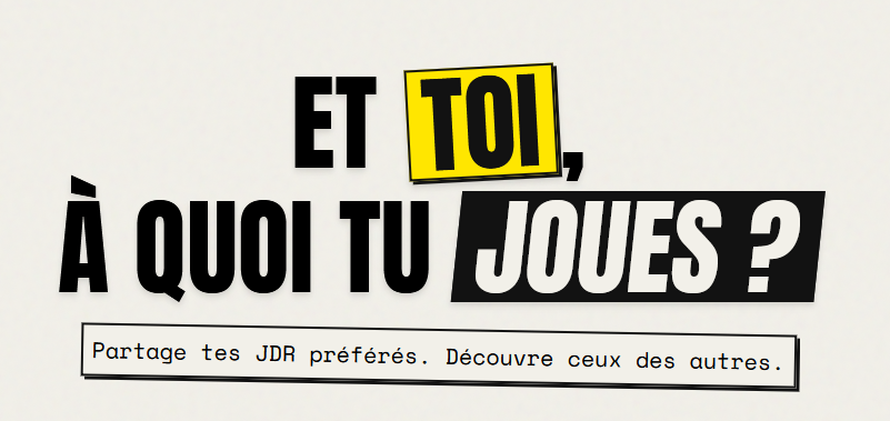 Accueil — Et toi, à quoi tu joues